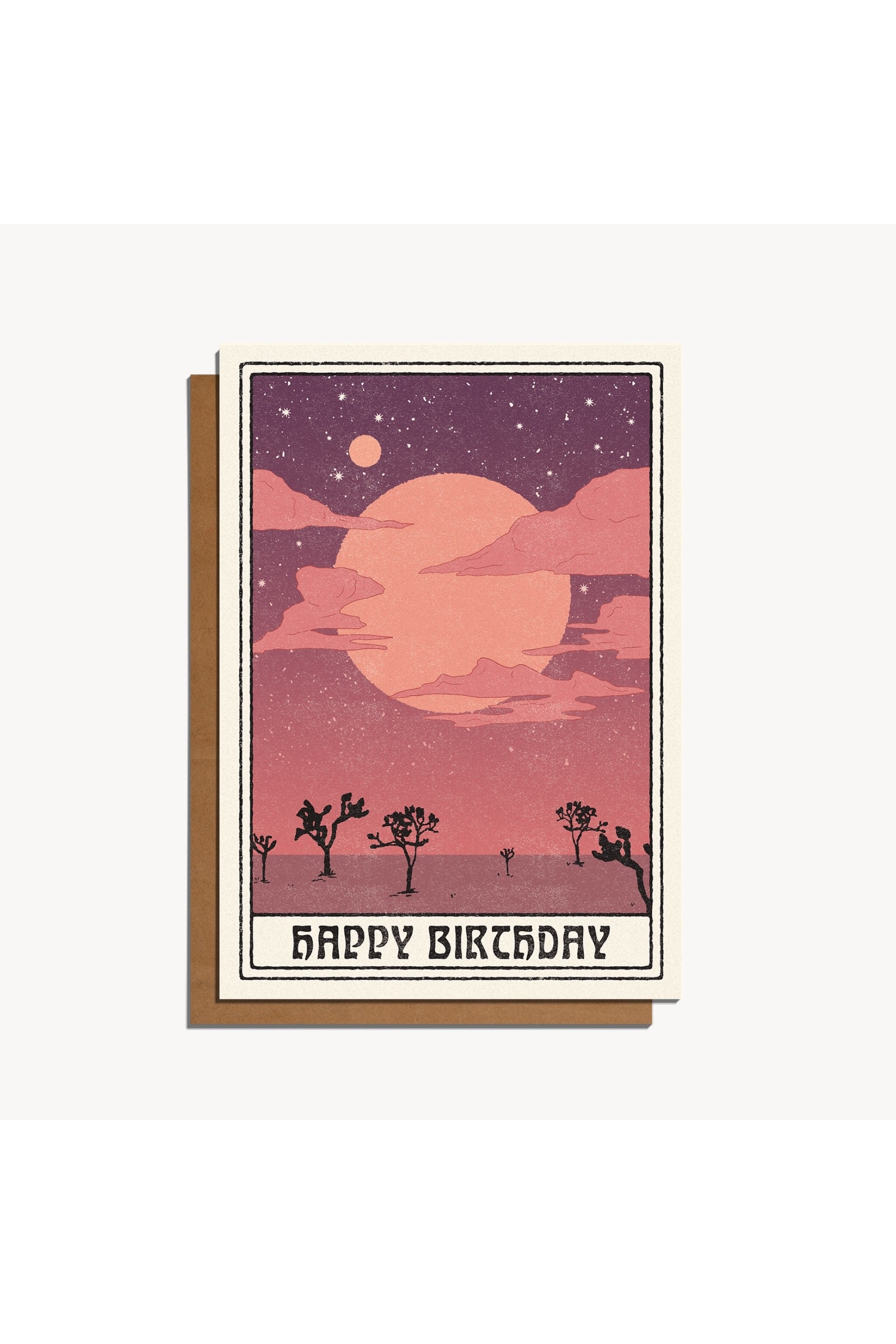 Happy Birthday Desert Card – Prism Boutique