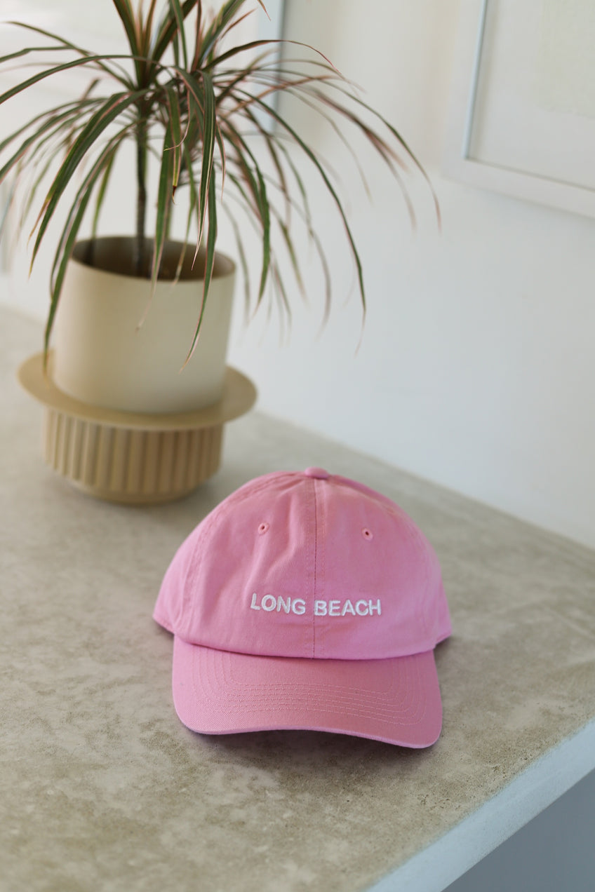 X Prism Pink Long Beach Hat – Prism Boutique