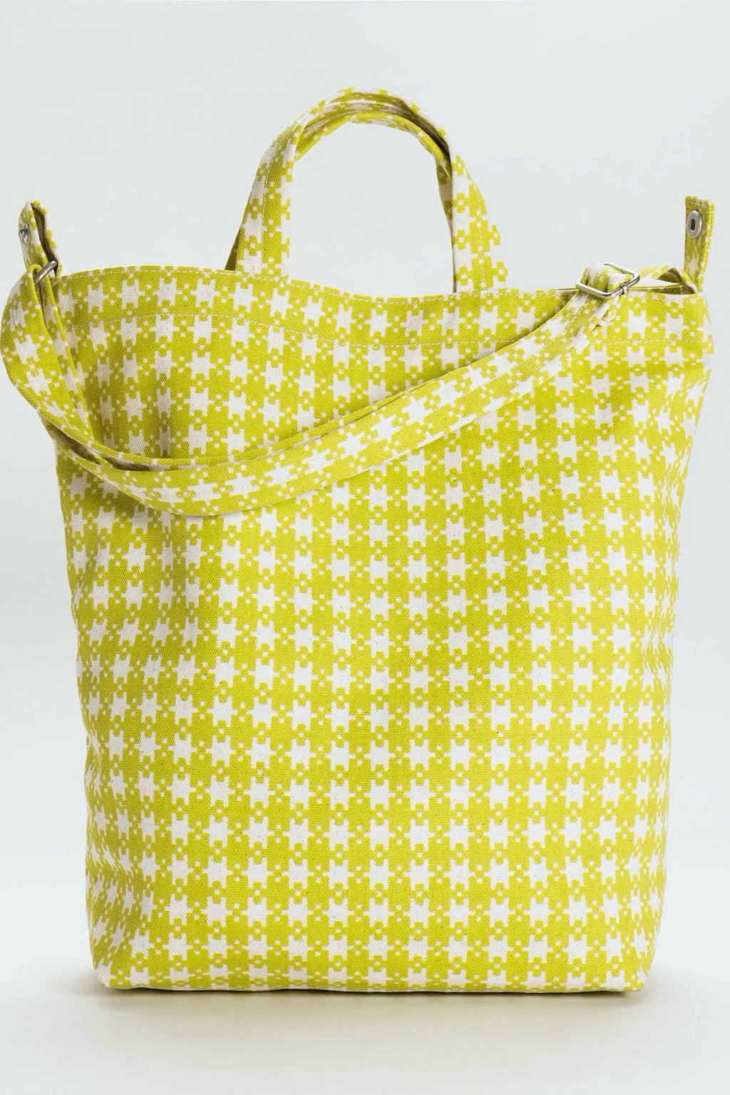 Chartreuse Pixel Gingham Duck Bag – Prism Boutique