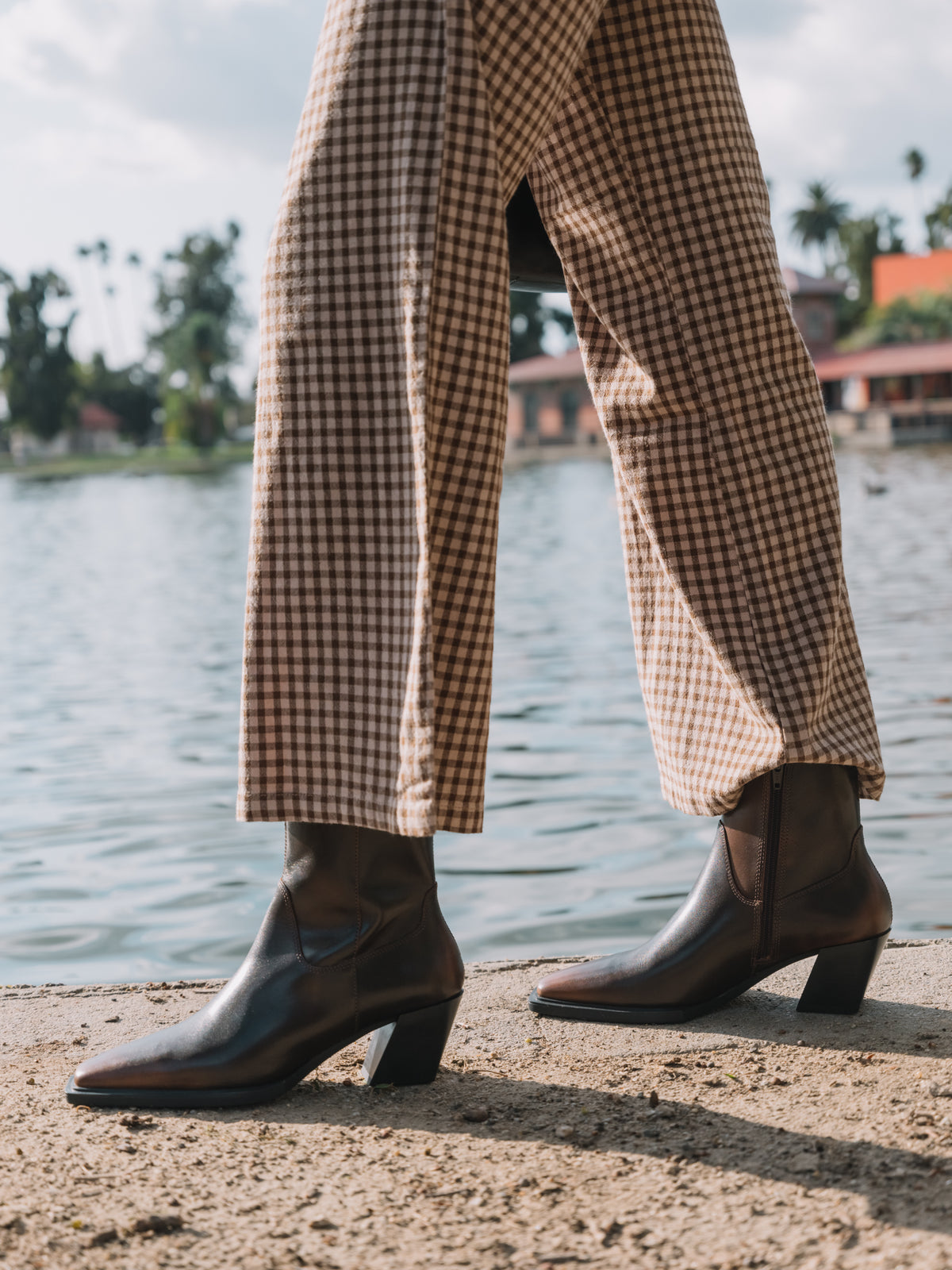 Brown Alina Boot — Prism Boutique