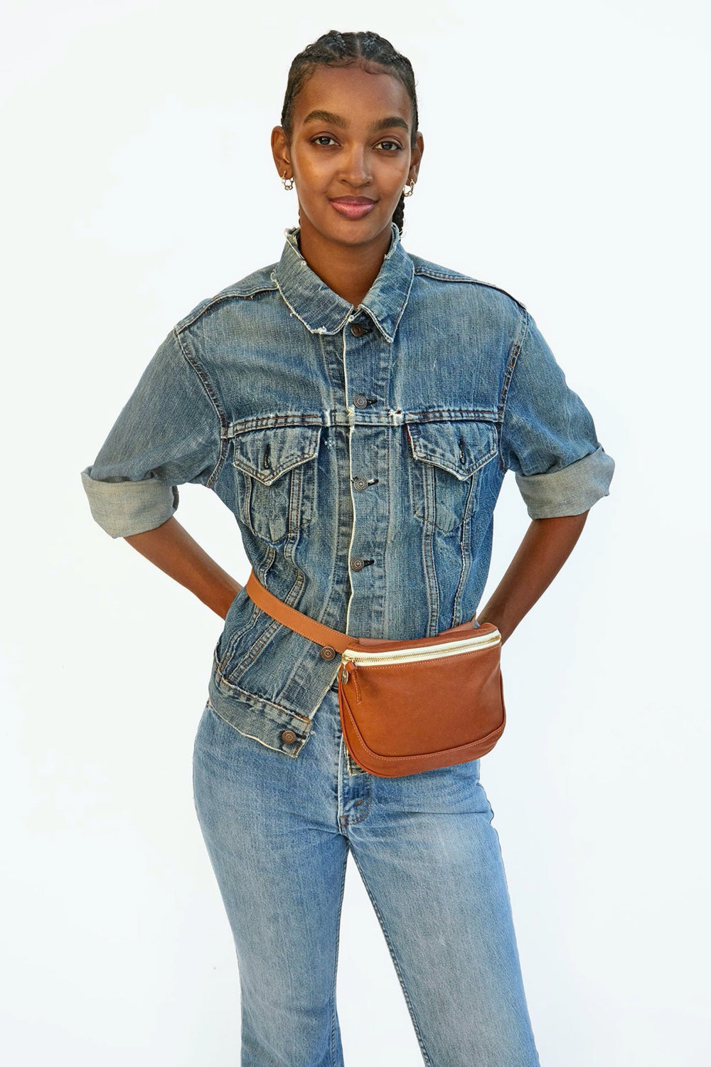 Tan Fanny Pack — Prism Boutique
