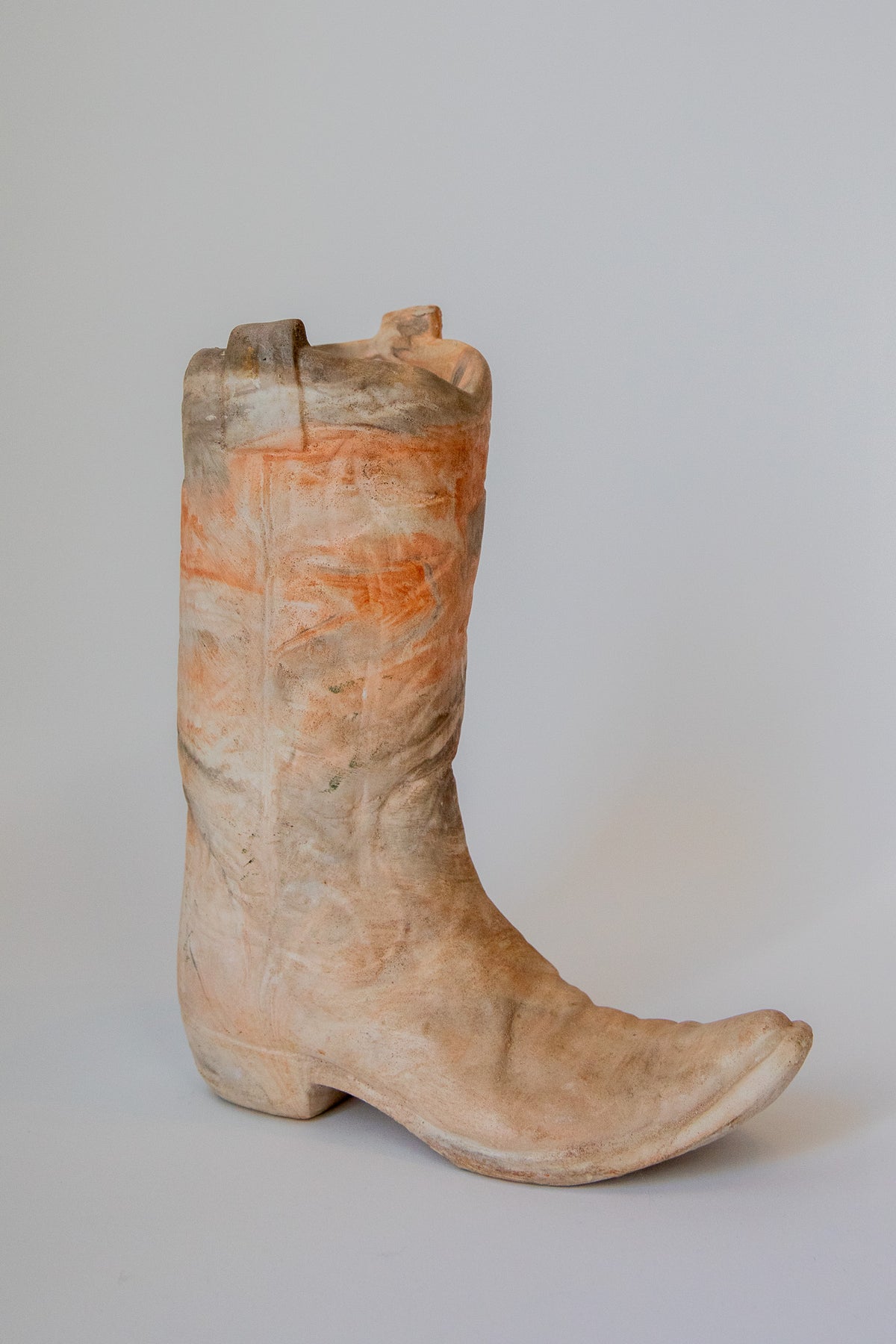 Swirl Ceramic Cowboy Boot — Prism Boutique
