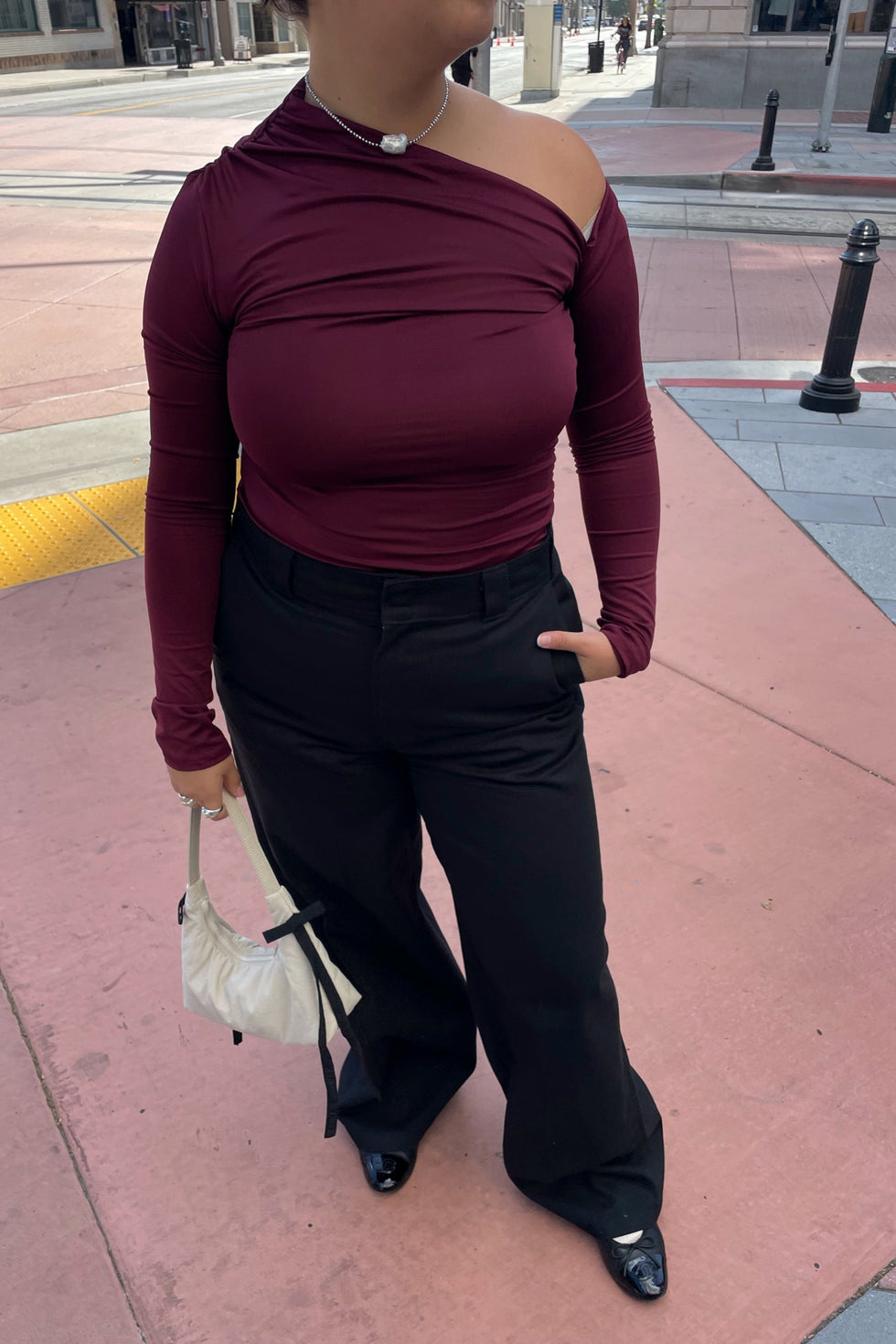 Oxblood Cleo Top – Prism Boutique