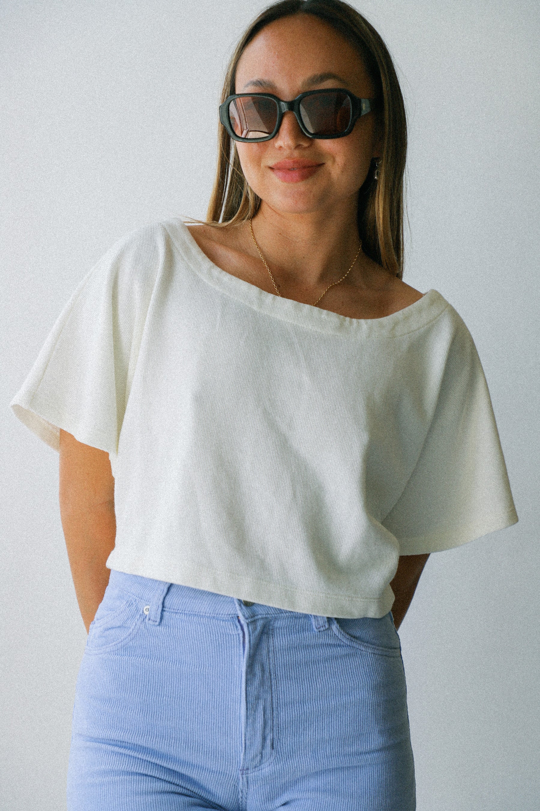 Boucle White Monet Top – Prism Boutique