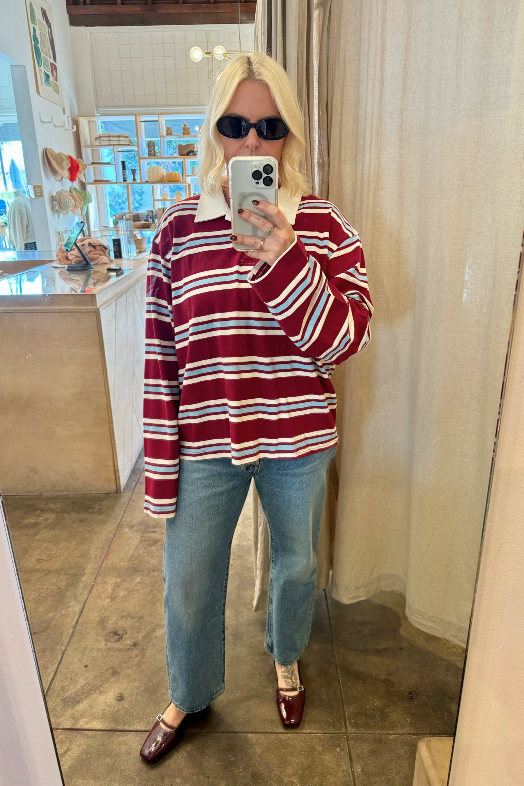 Berry Anya Rugby Polo – Prism Boutique