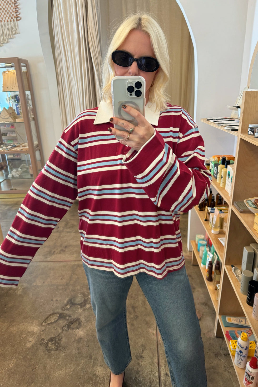 Berry Anya Rugby Polo – Prism Boutique