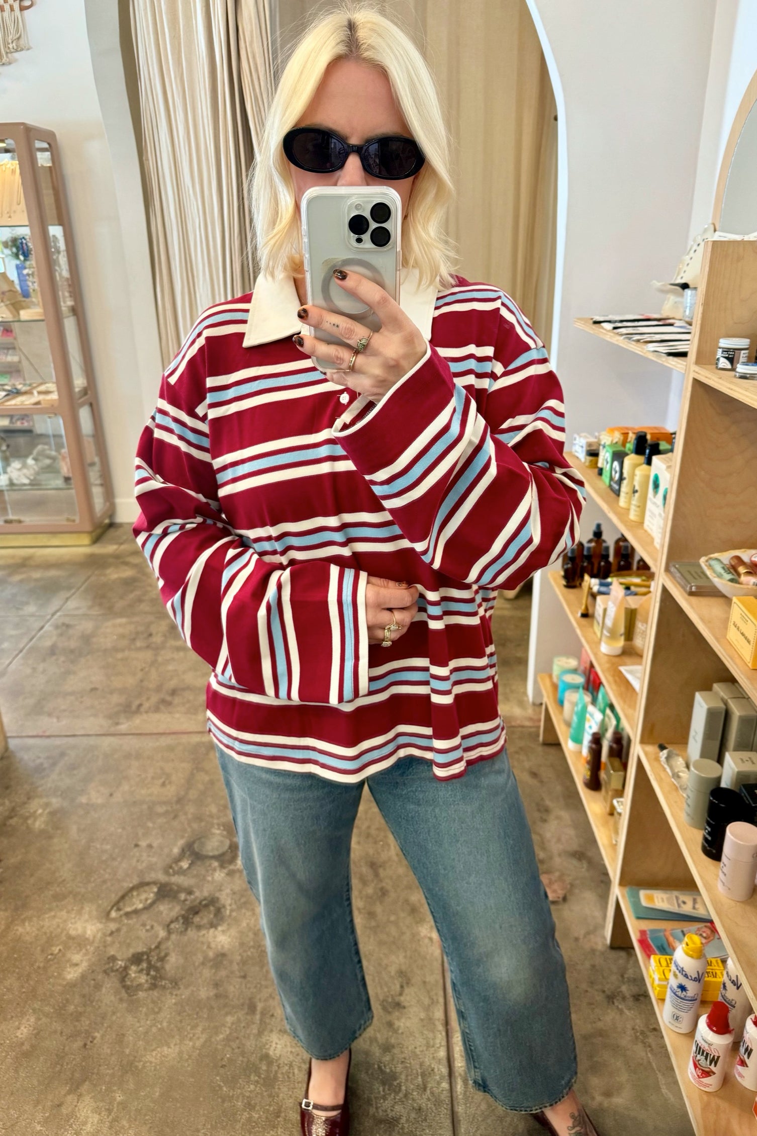 Berry Anya Rugby Polo – Prism Boutique