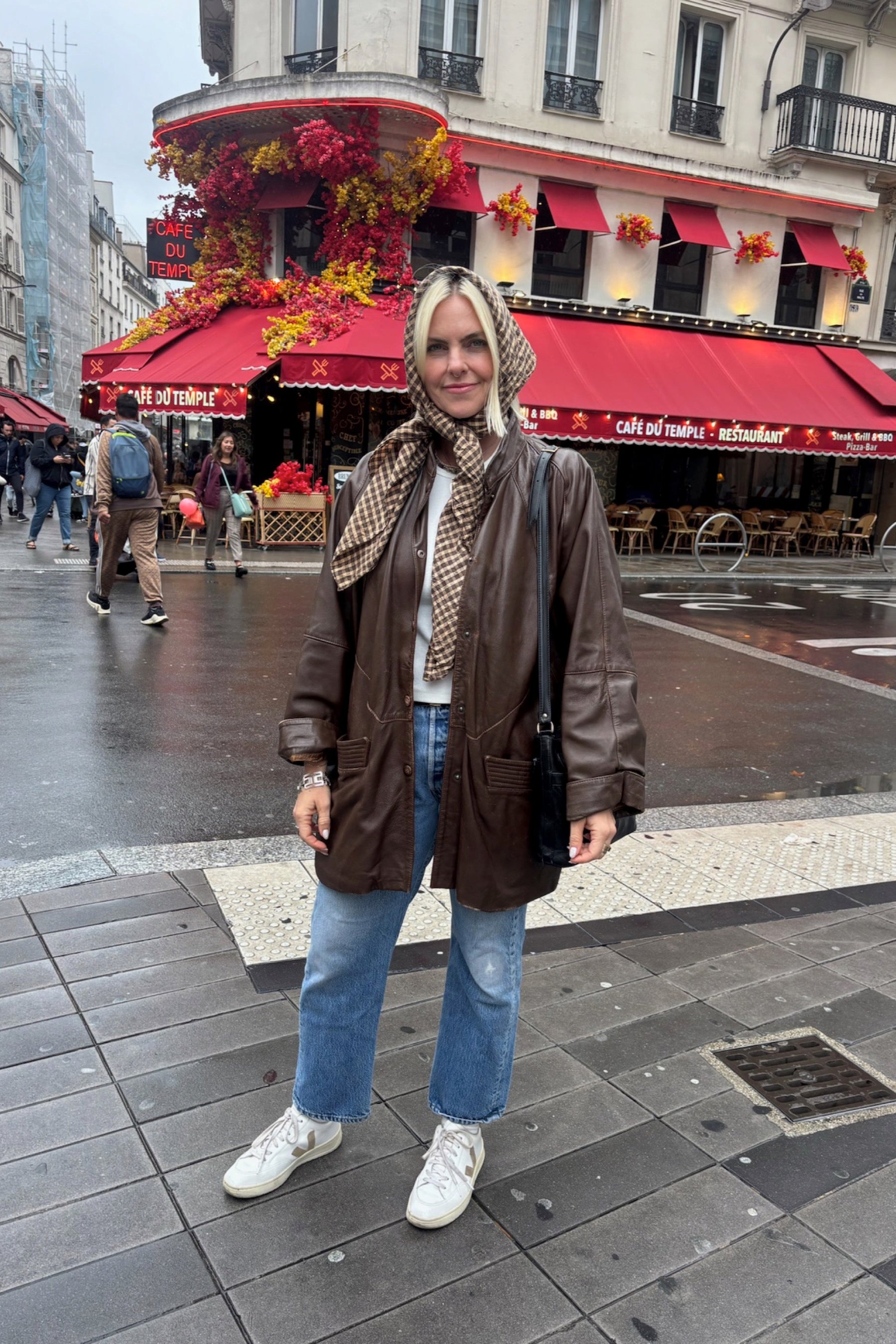 Brown Leather Cuir Moderne Jacket – Prism Boutique