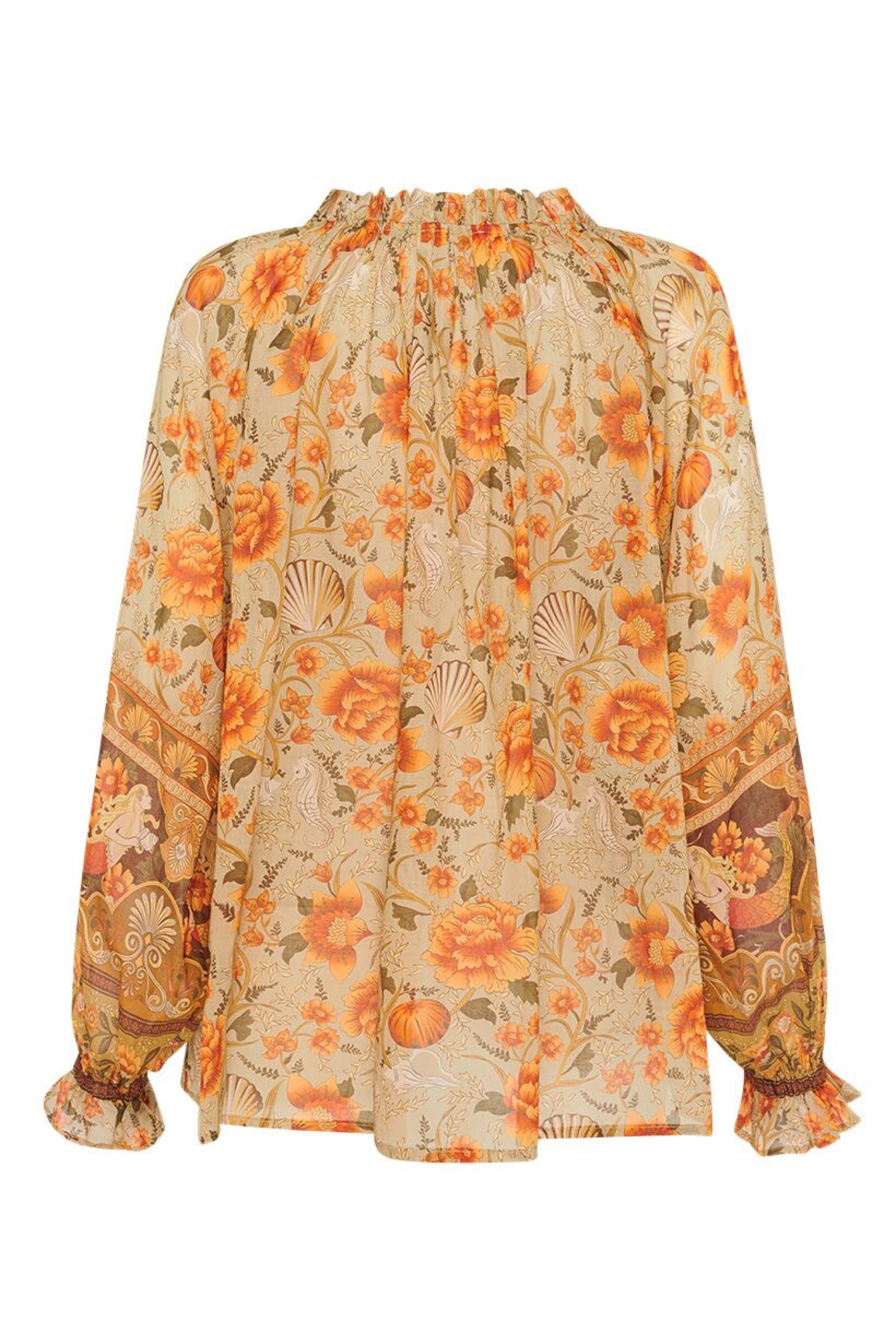 Sand Seashell Blouse — Prism Boutique