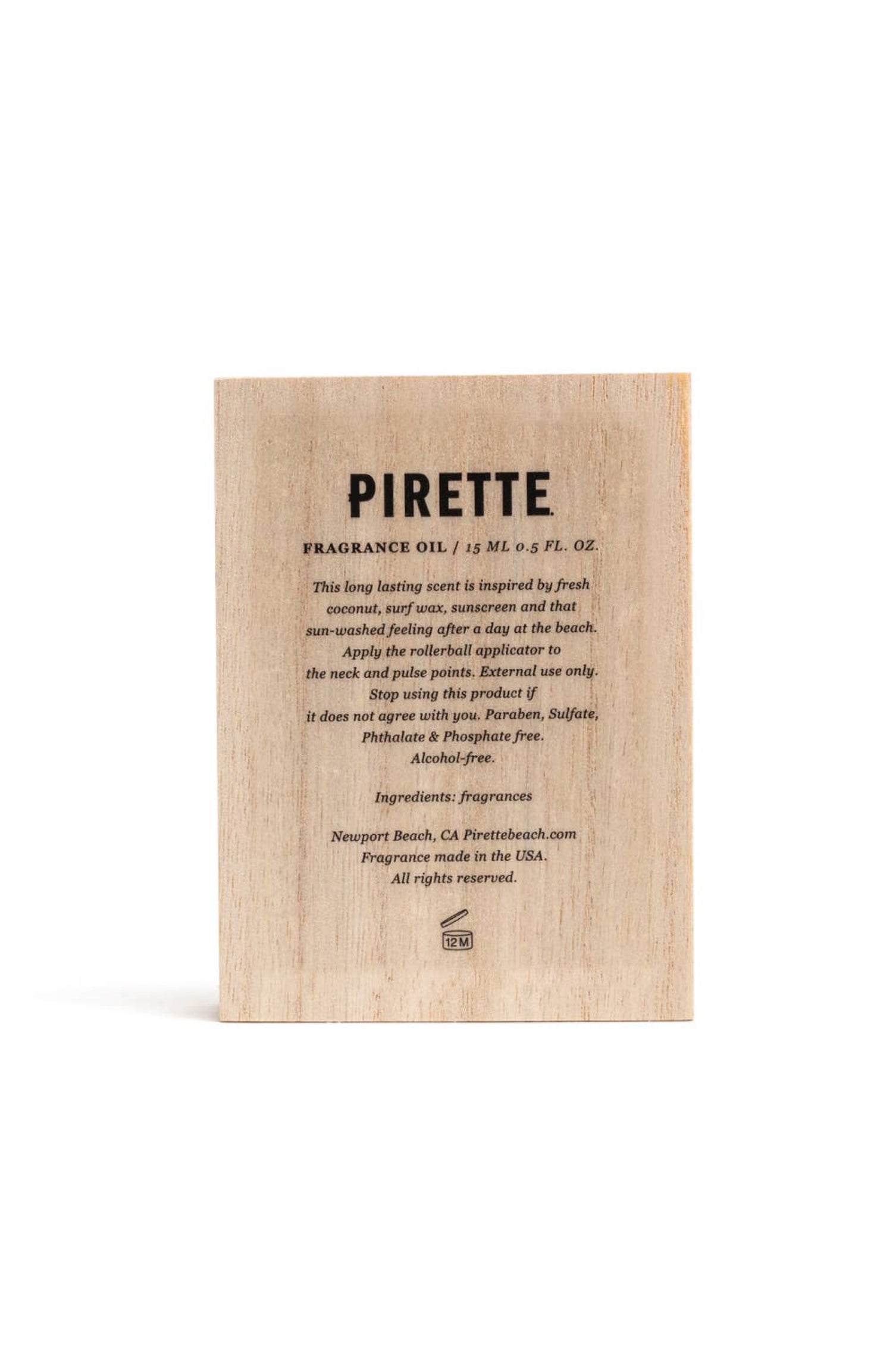 Pirette Rollerball Fragrance Oil | Prism Boutique