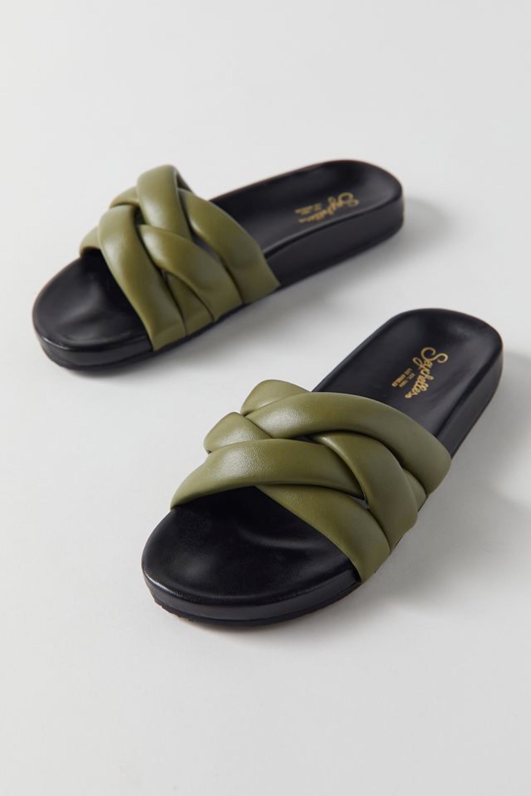 Olive Low Key Glow Up Slide – Prism Boutique