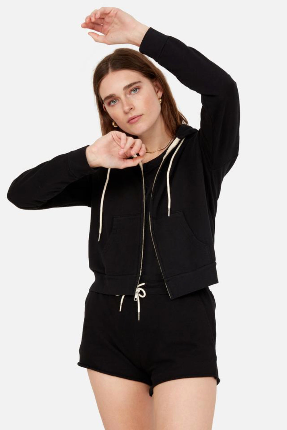 Jet Black Classic Hoodie — Prism Boutique