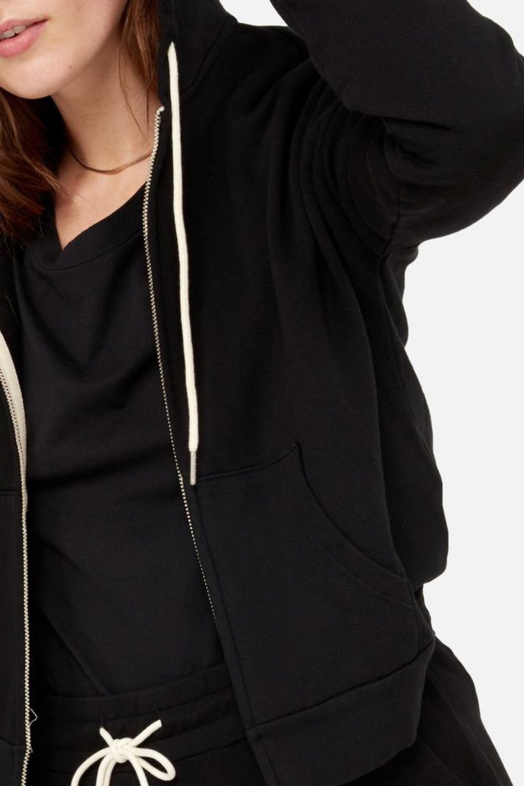 Jet Black Classic Hoodie — Prism Boutique