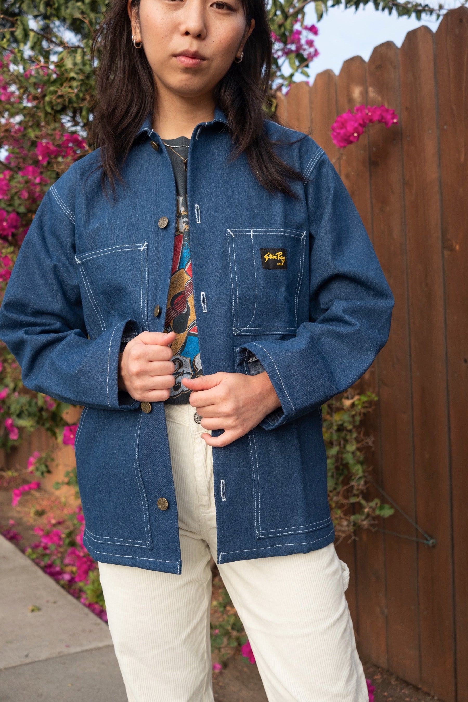 Indigo Chore Jacket – Prism Boutique