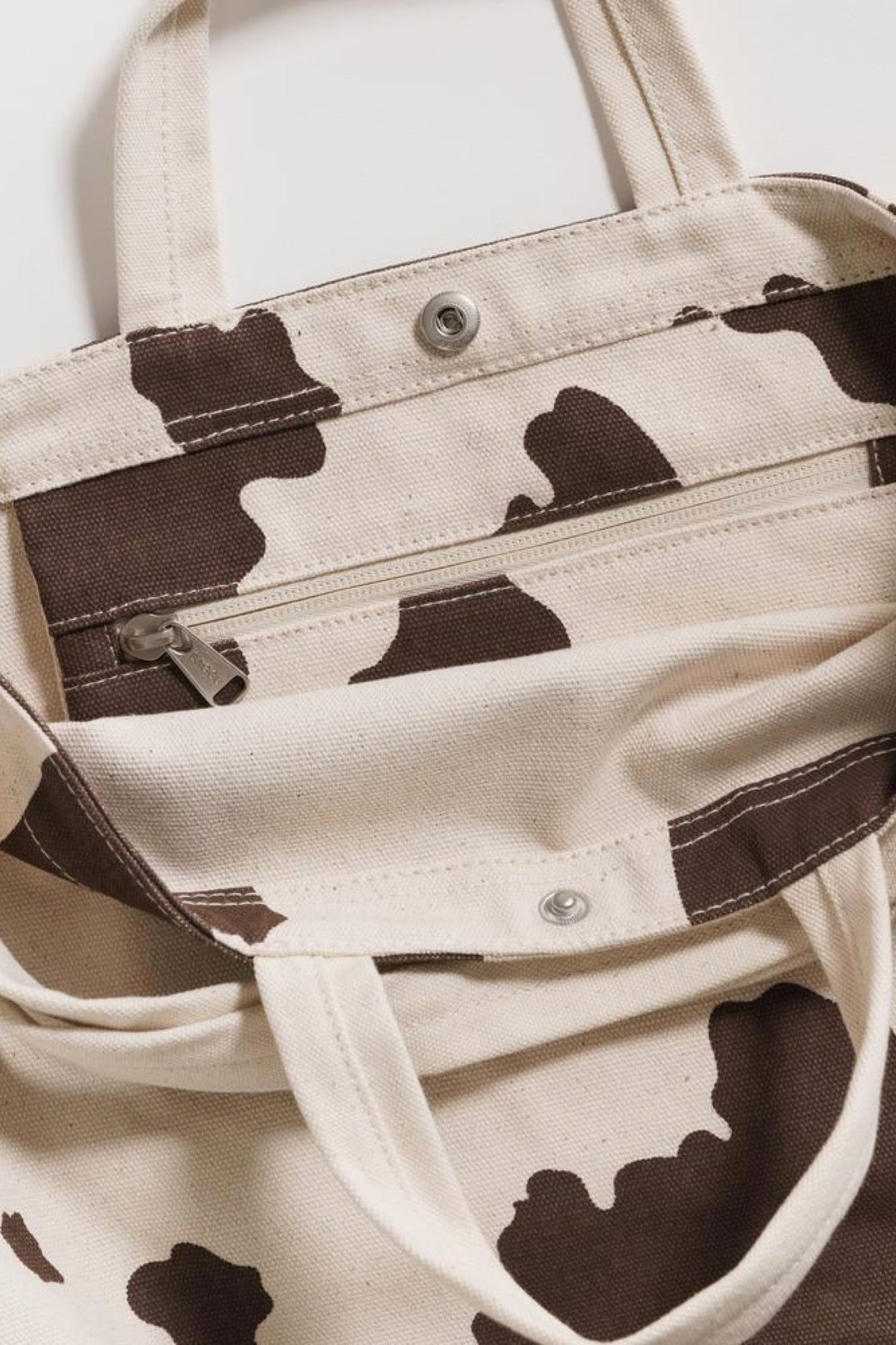 brown cow print bag