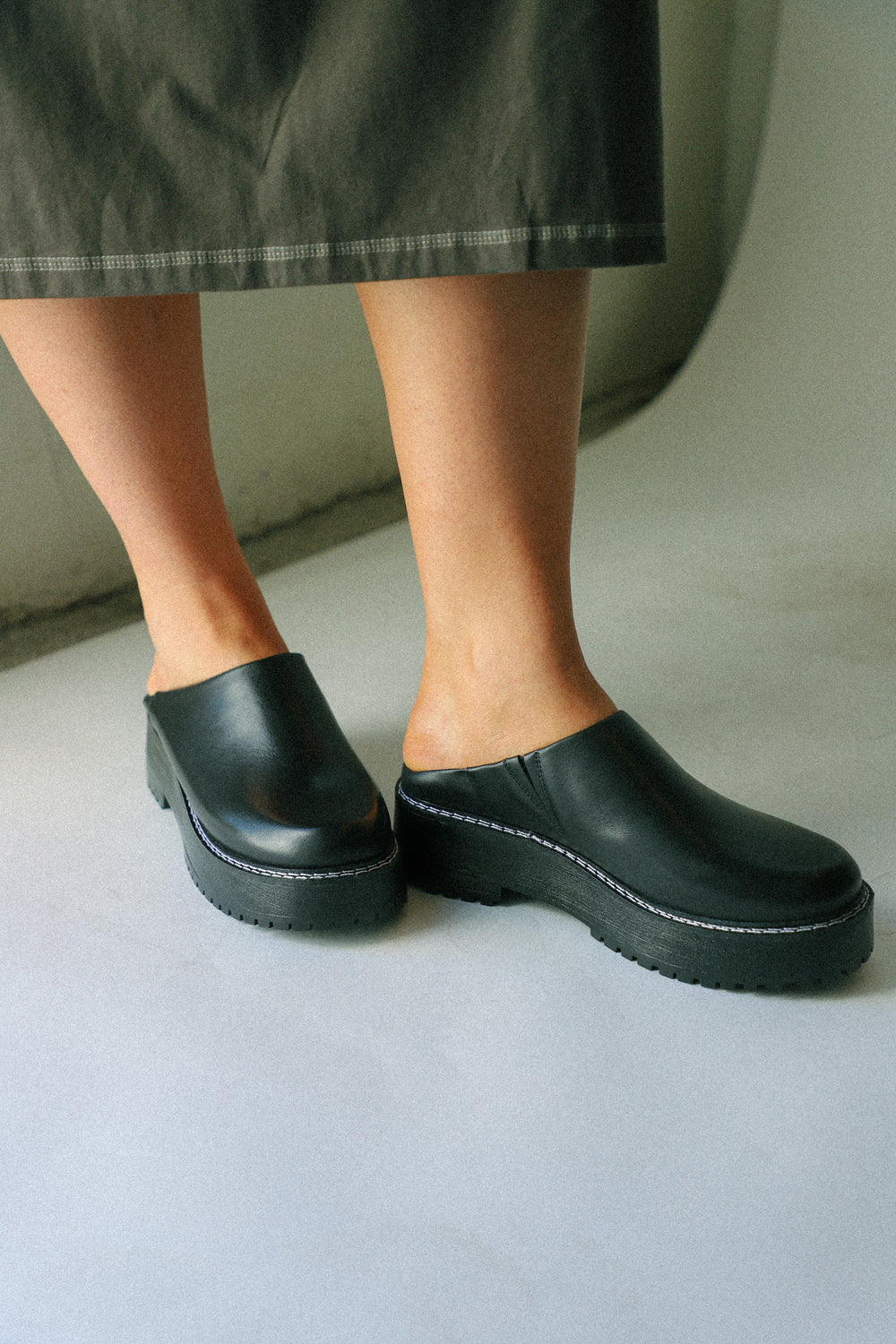Black Lena Mule — Prism Boutique