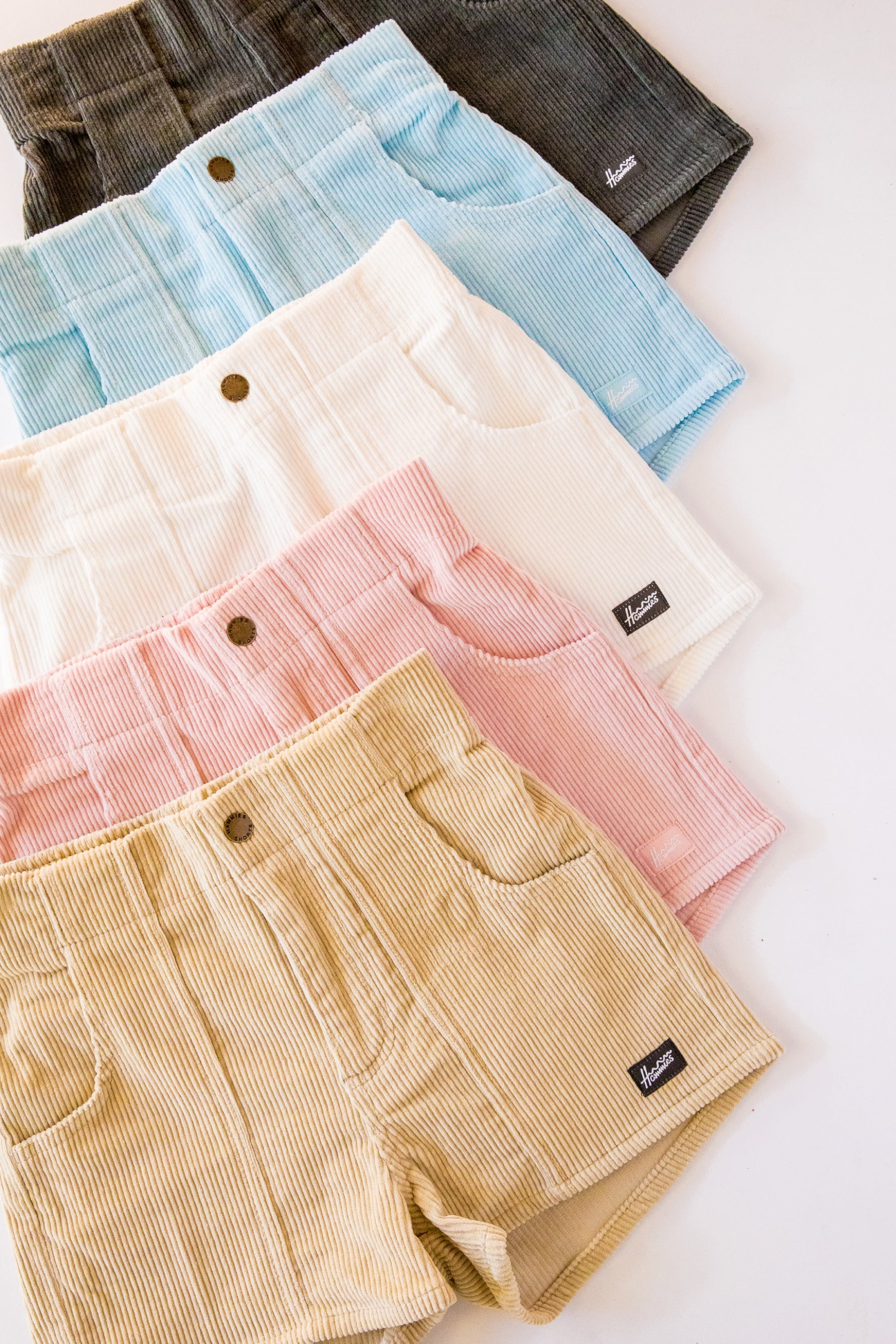 White Hammies Shorts — Prism Boutique
