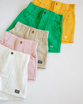 White Hammies Shorts — Prism Boutique
