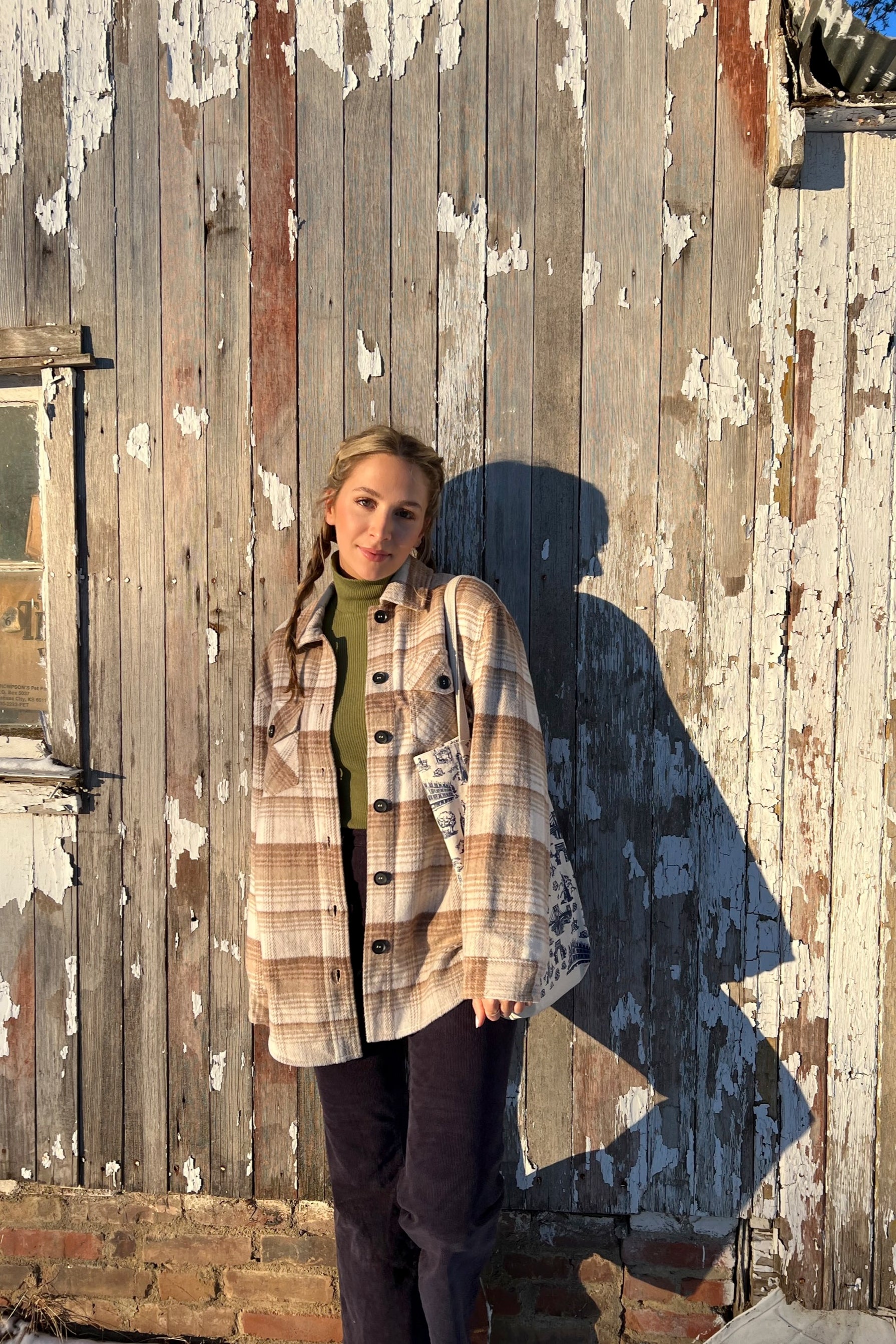 Plaid Morgan Shirt Jacket — Prism Boutique