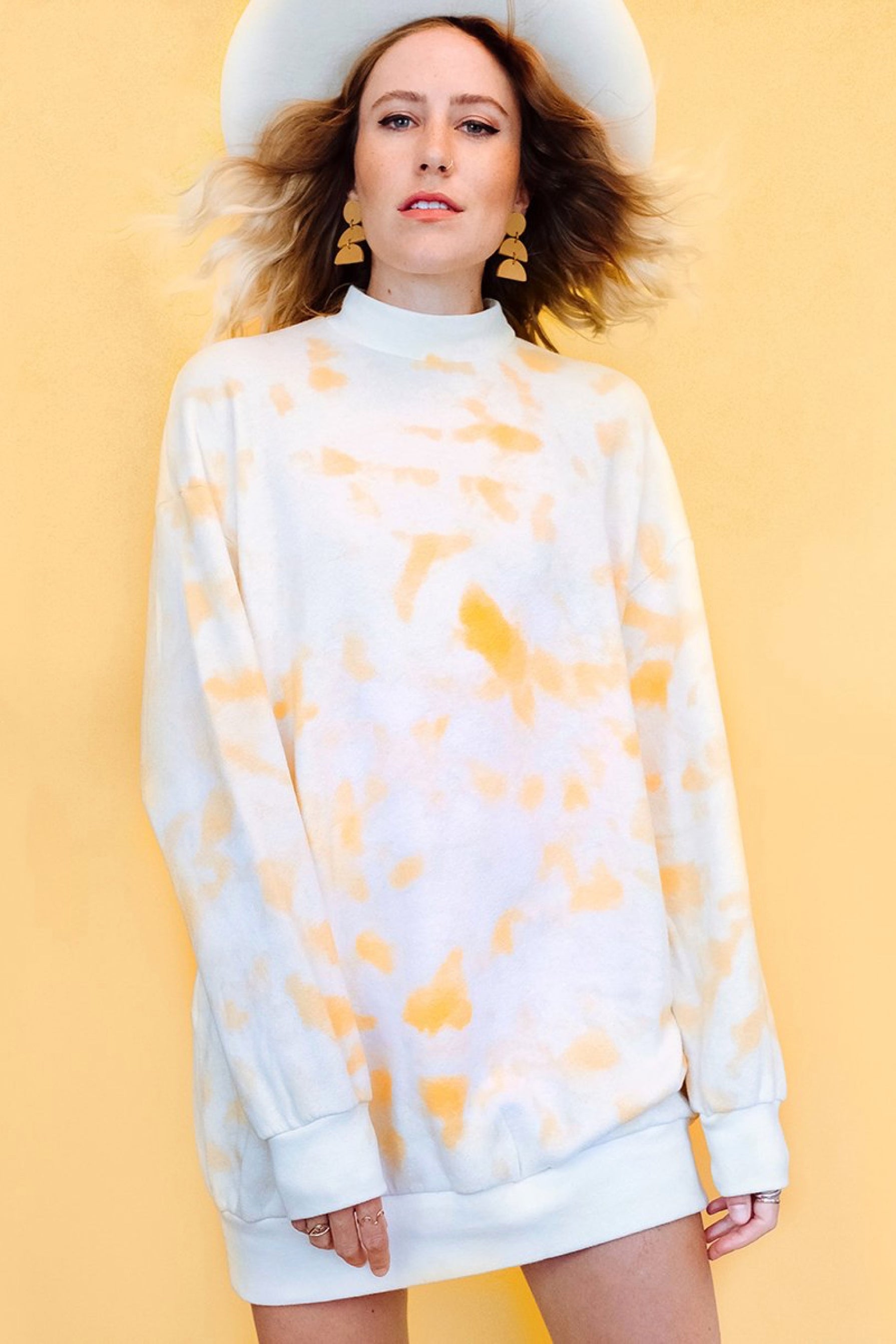 Gold Dust Tie Dye Softie Dress — Prism Boutique