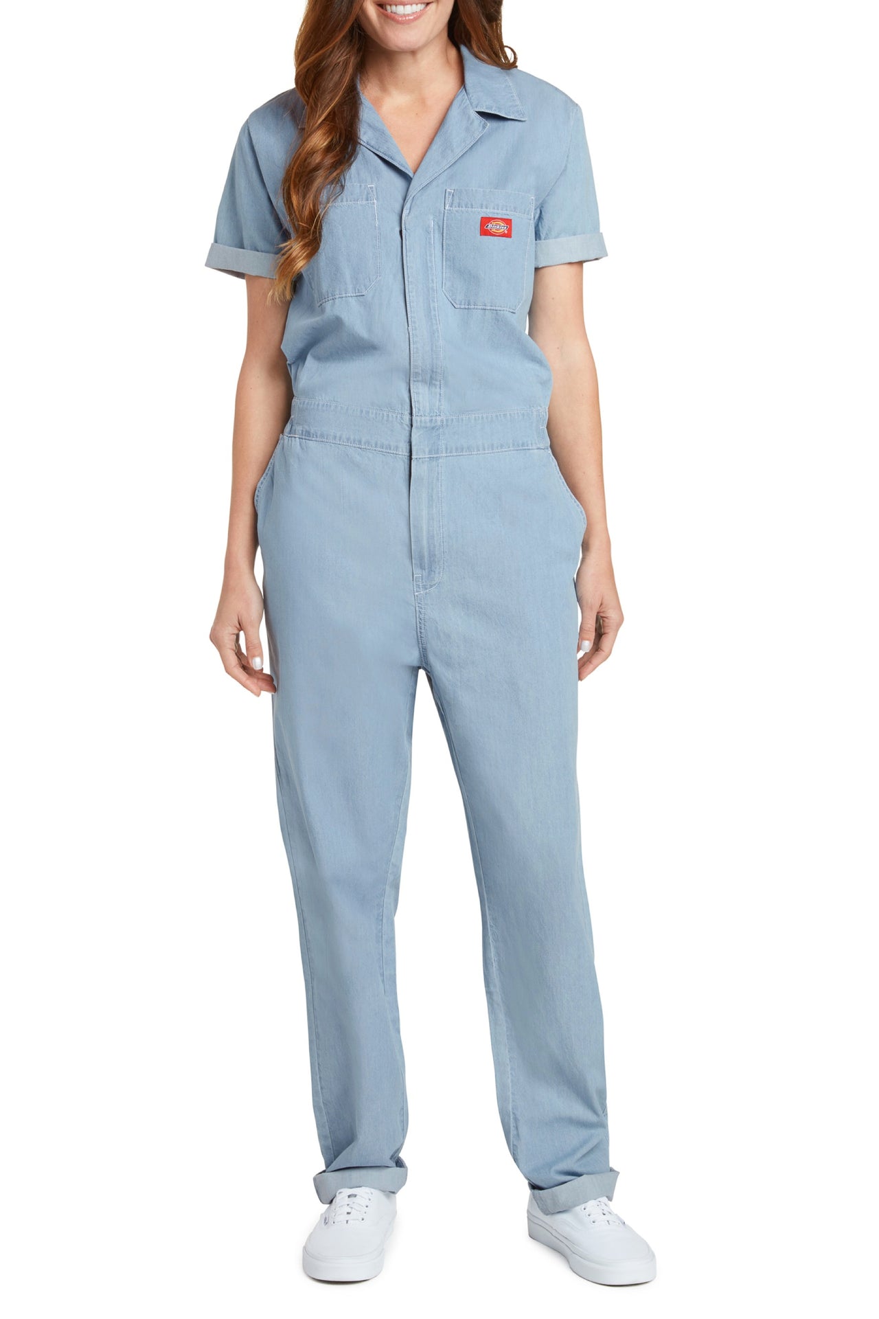 Chambray Short Sleeve Coveralls – Prism Boutique