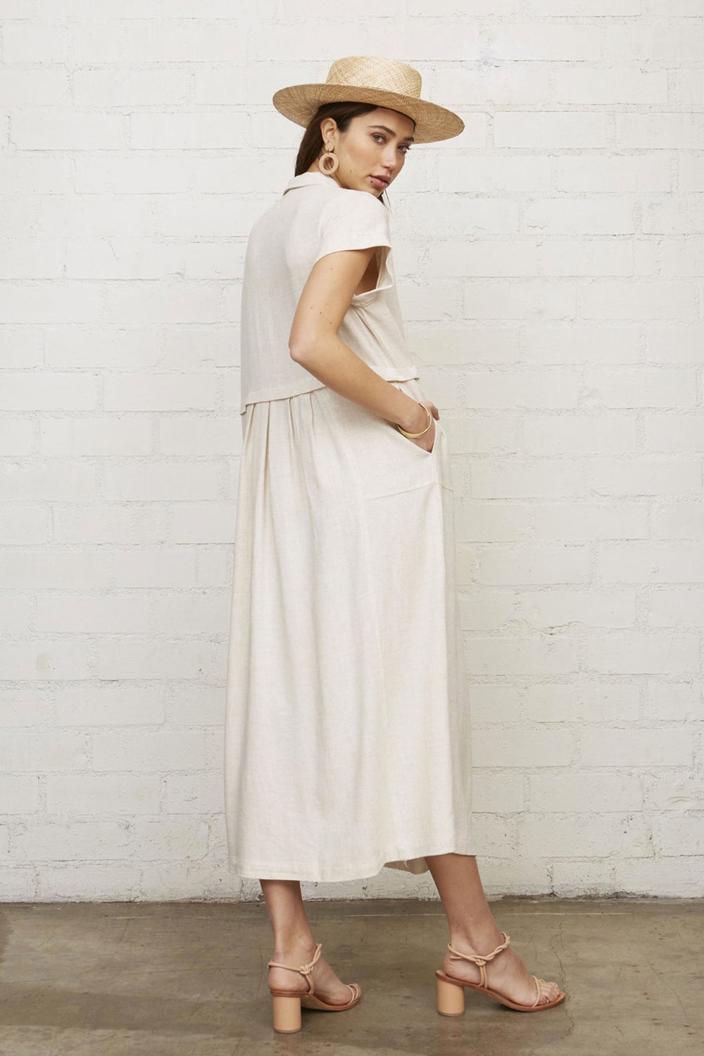 Natural Andi Dress — Prism Boutique