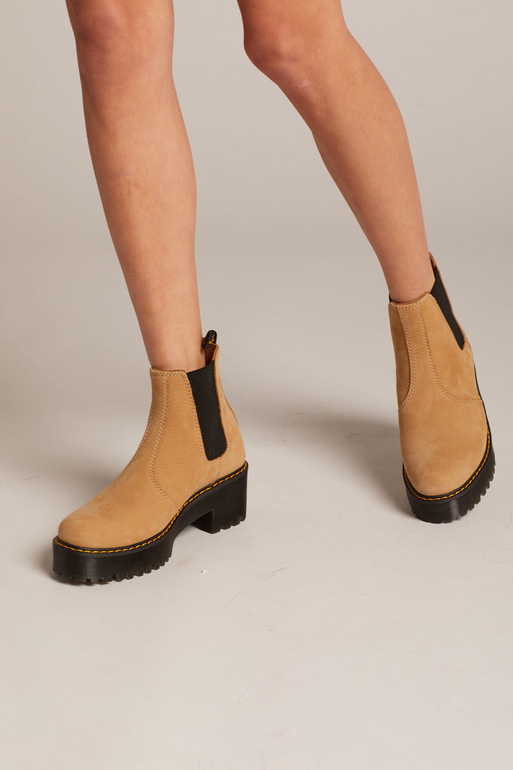 Sand Nubuck Rometty Chelsea Boot — Prism Boutique