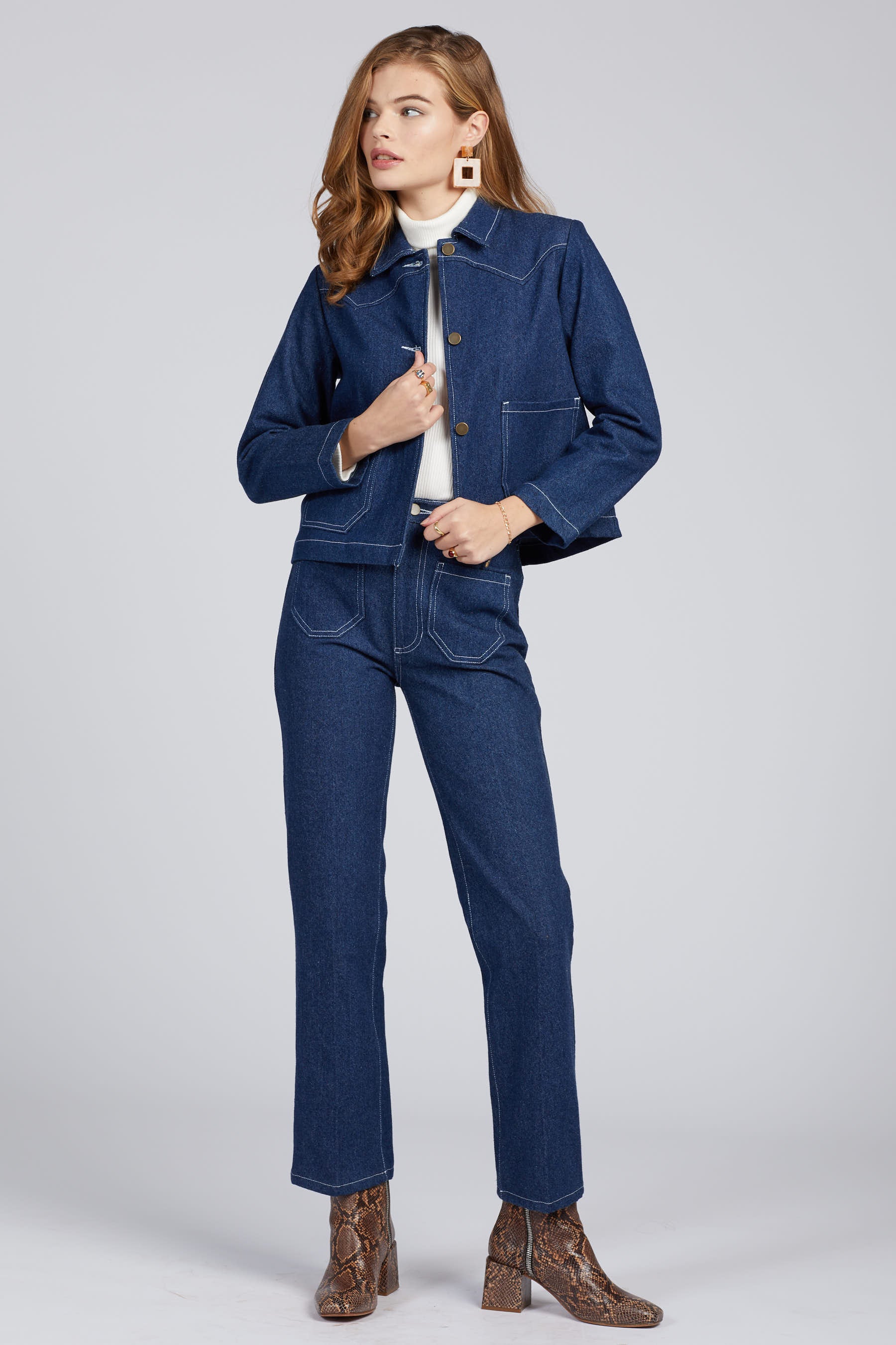 Cowboy Denim Ranch Pant – Prism Boutique