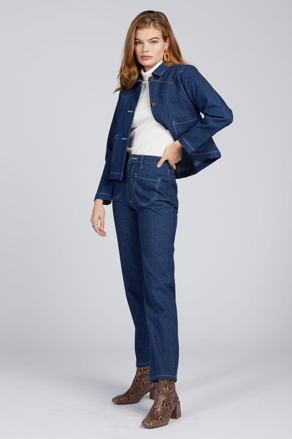 Cowboy Denim Ranch Pant – Prism Boutique