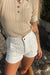 White Hammies Shorts — Prism Boutique