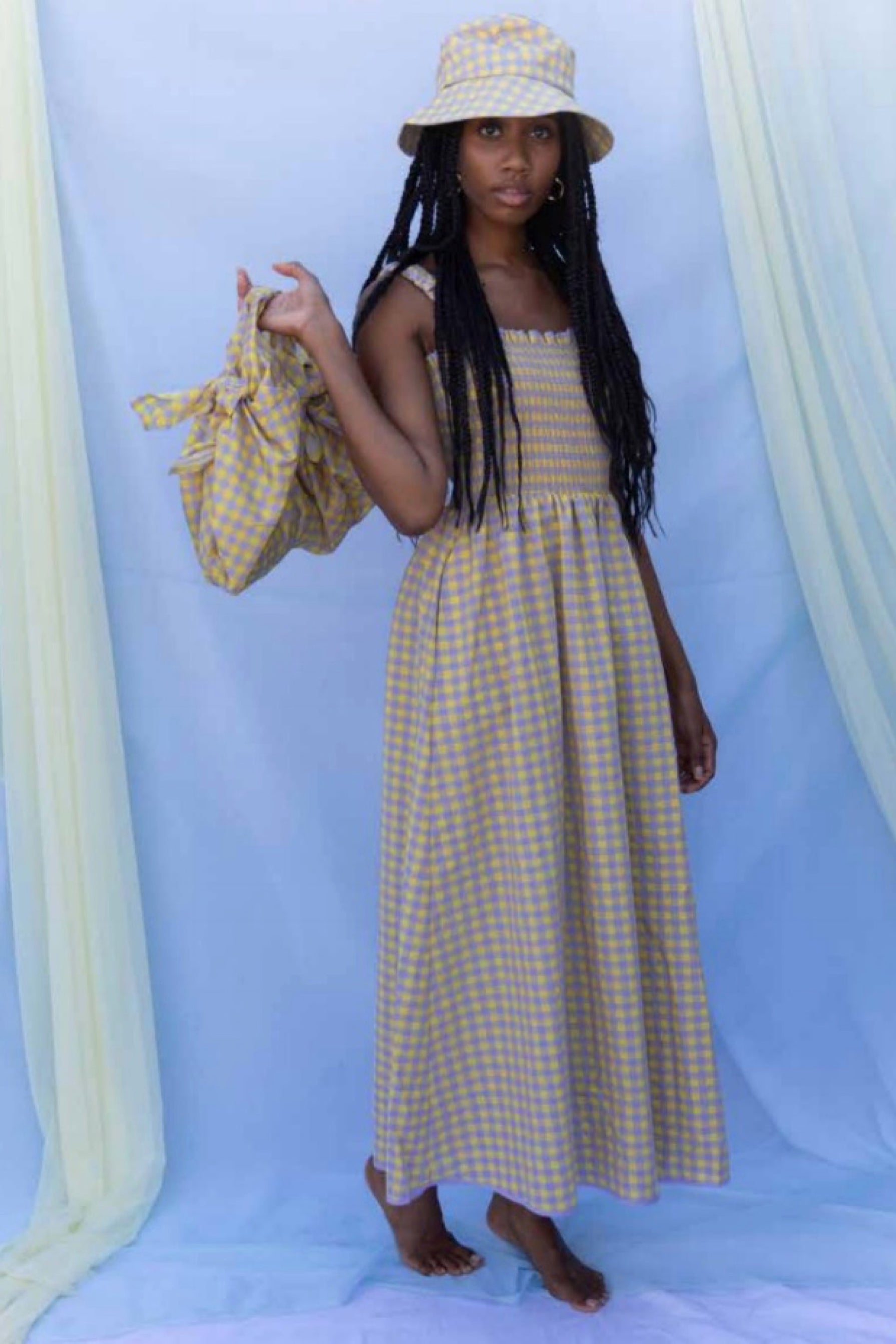 Checkered Kasi Dress — Prism Boutique