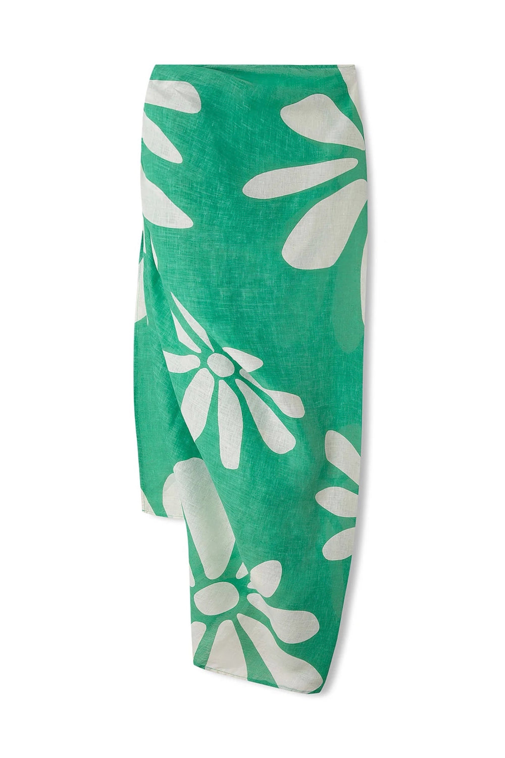 Green Flower Pareo — Prism Boutique
