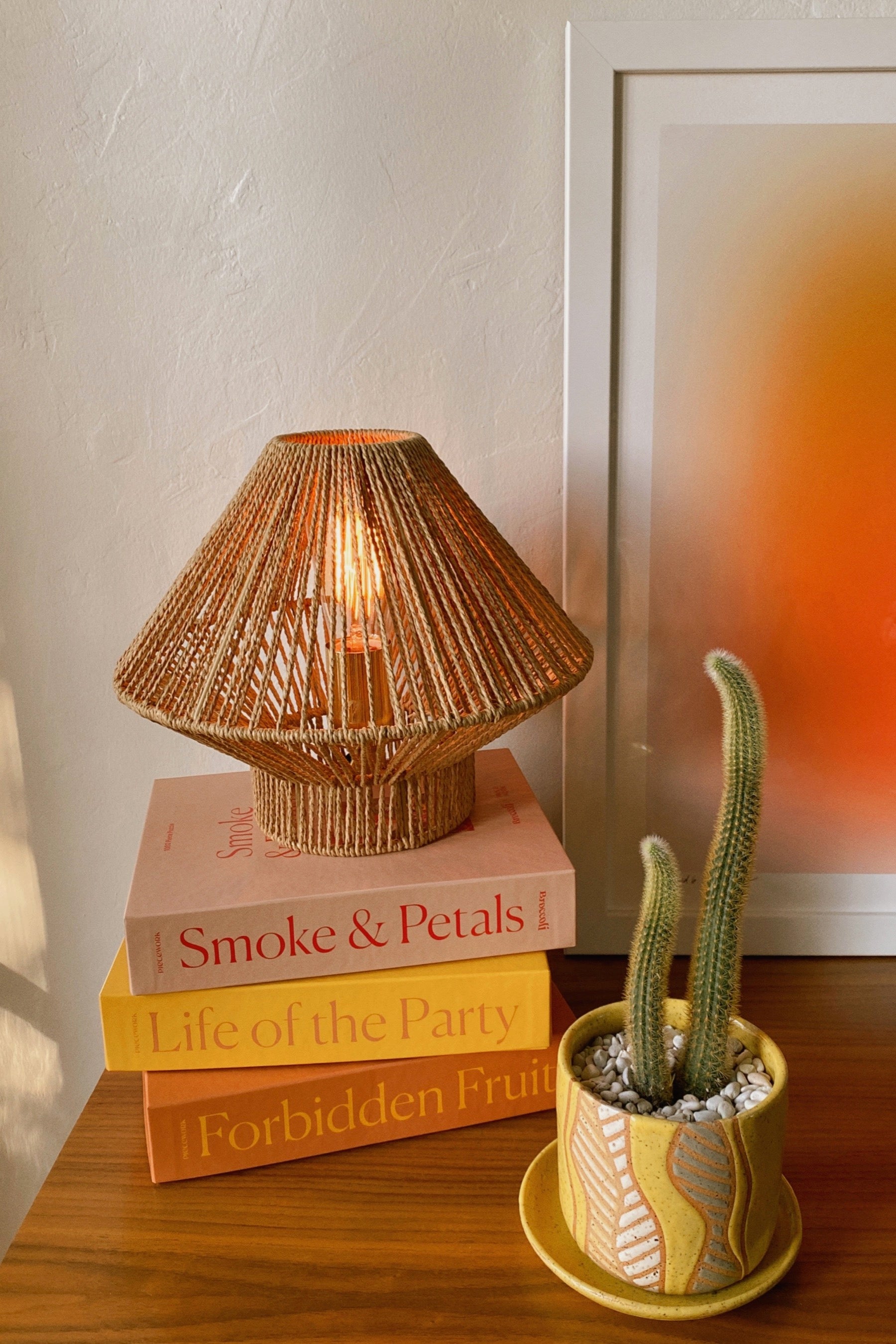 Jute String Table Lamp – Prism Boutique