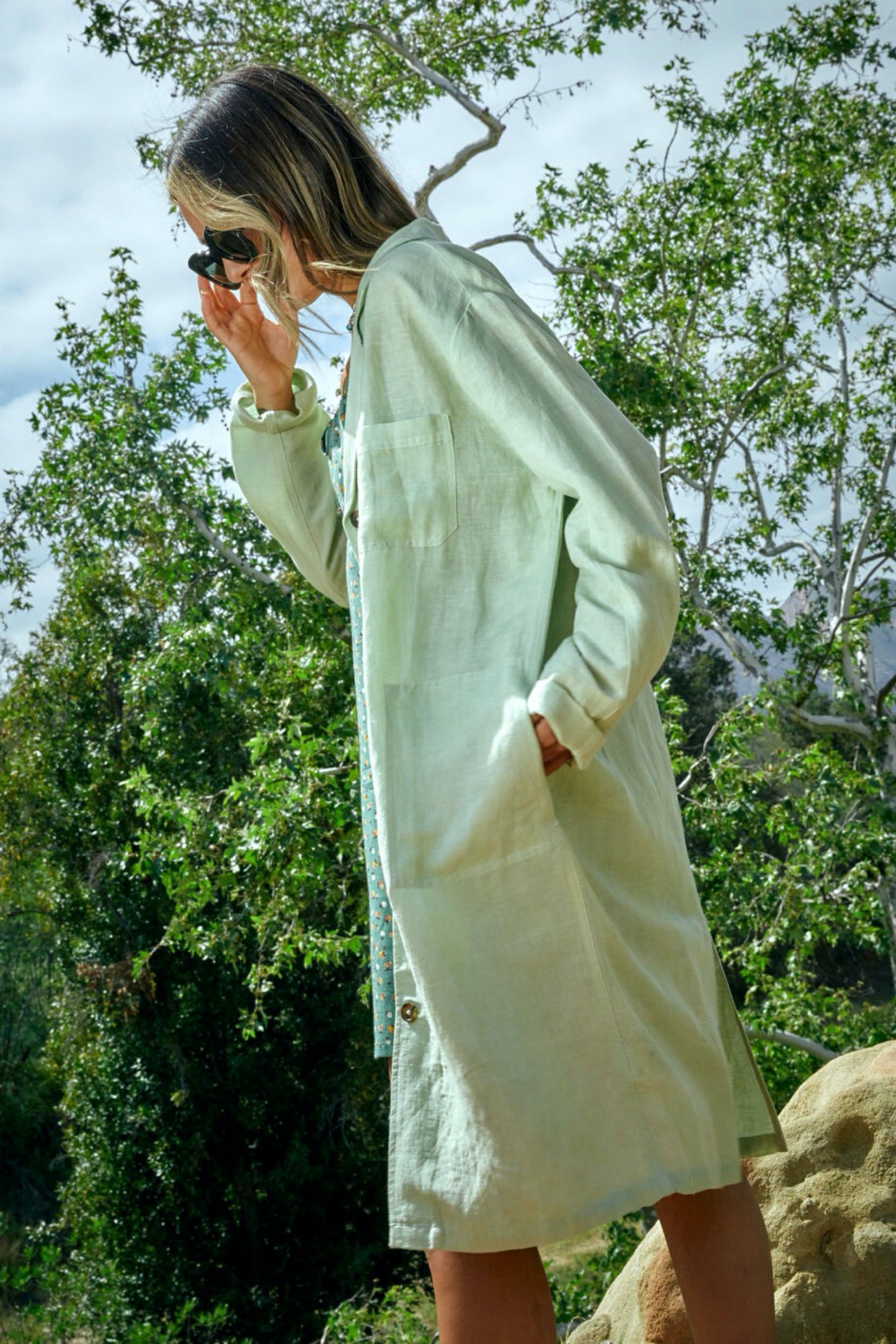 Light Green Balmy Blazer – Prism Boutique