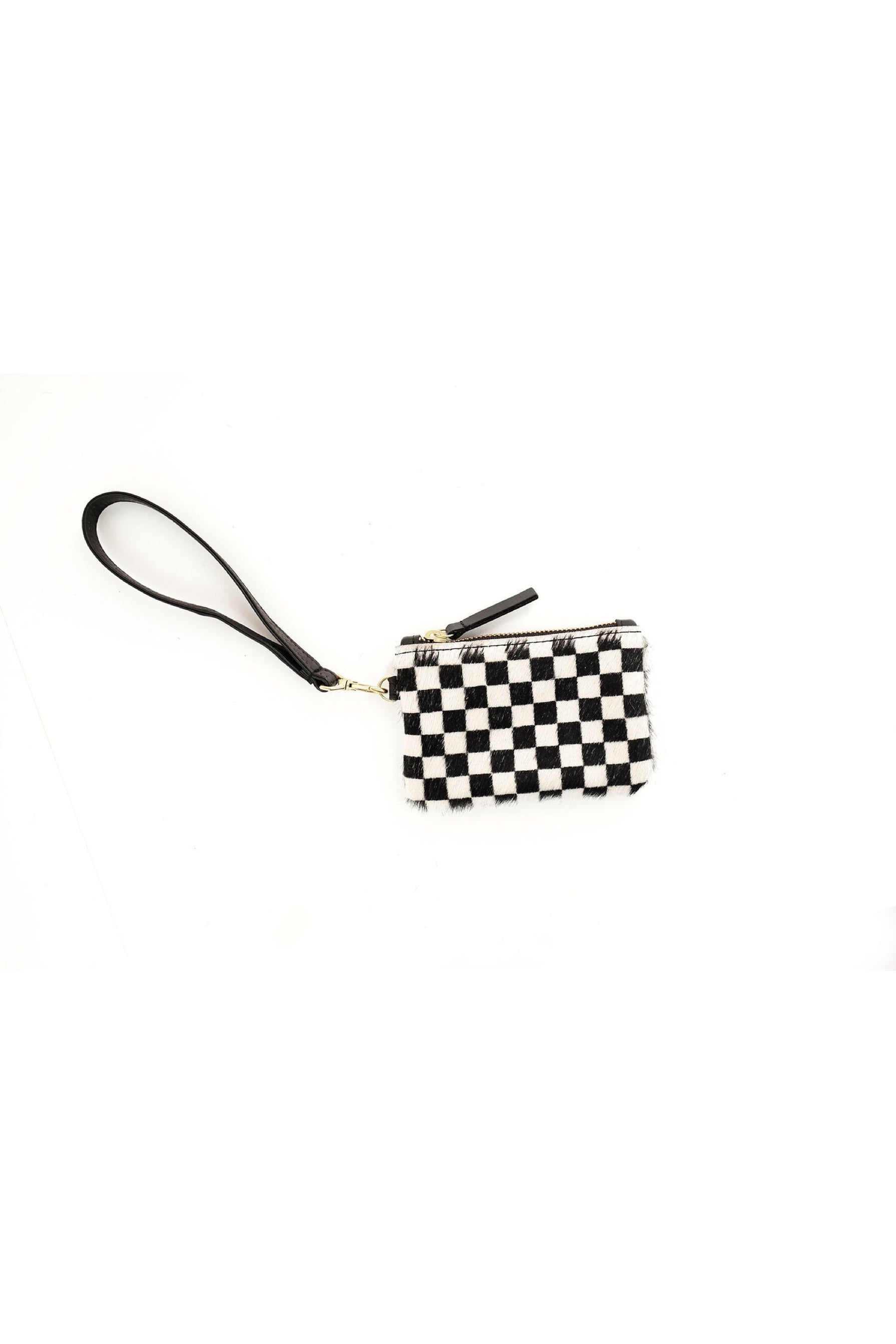Checkered Coin Pouch — Prism Boutique