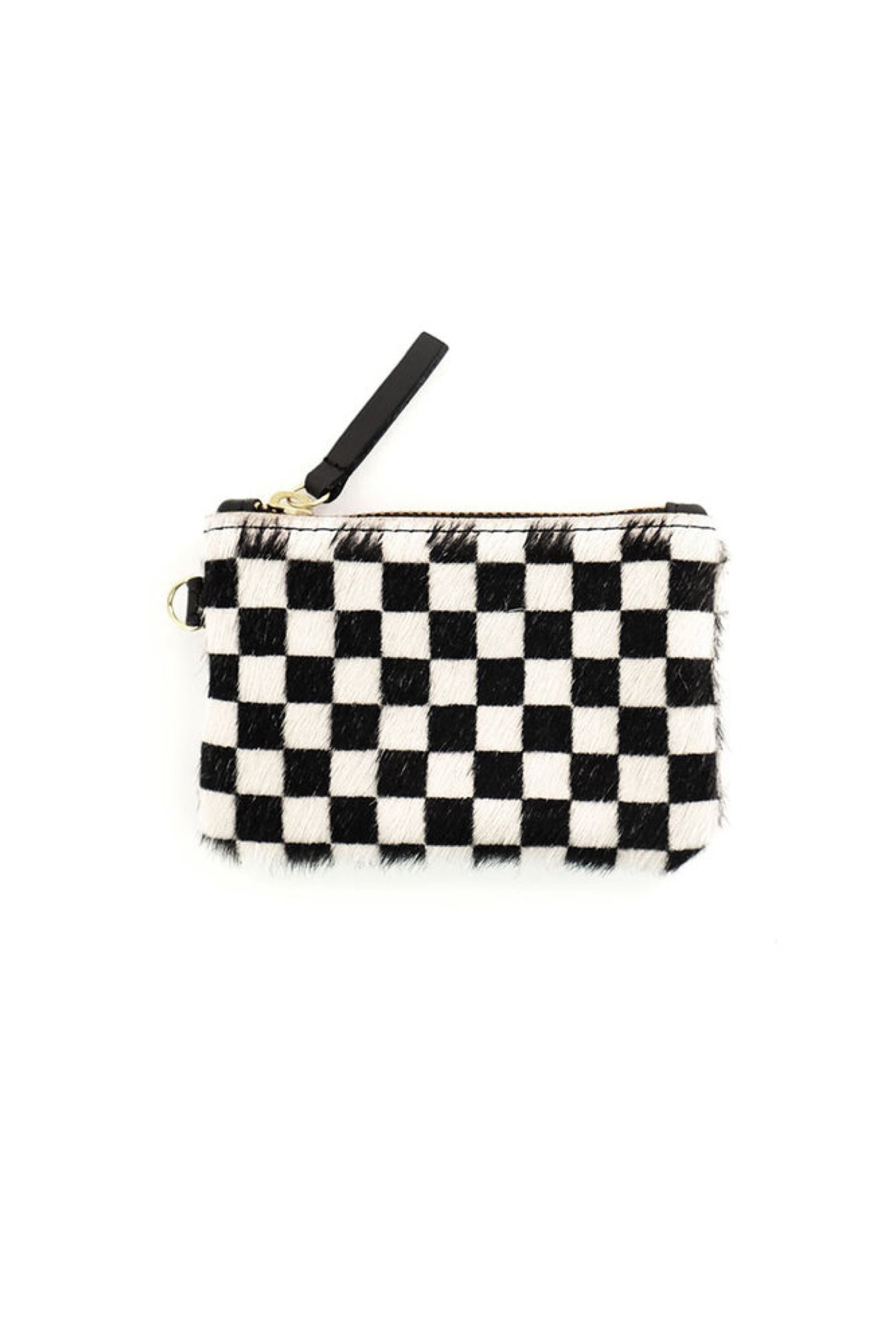 Checkered Coin Pouch — Prism Boutique