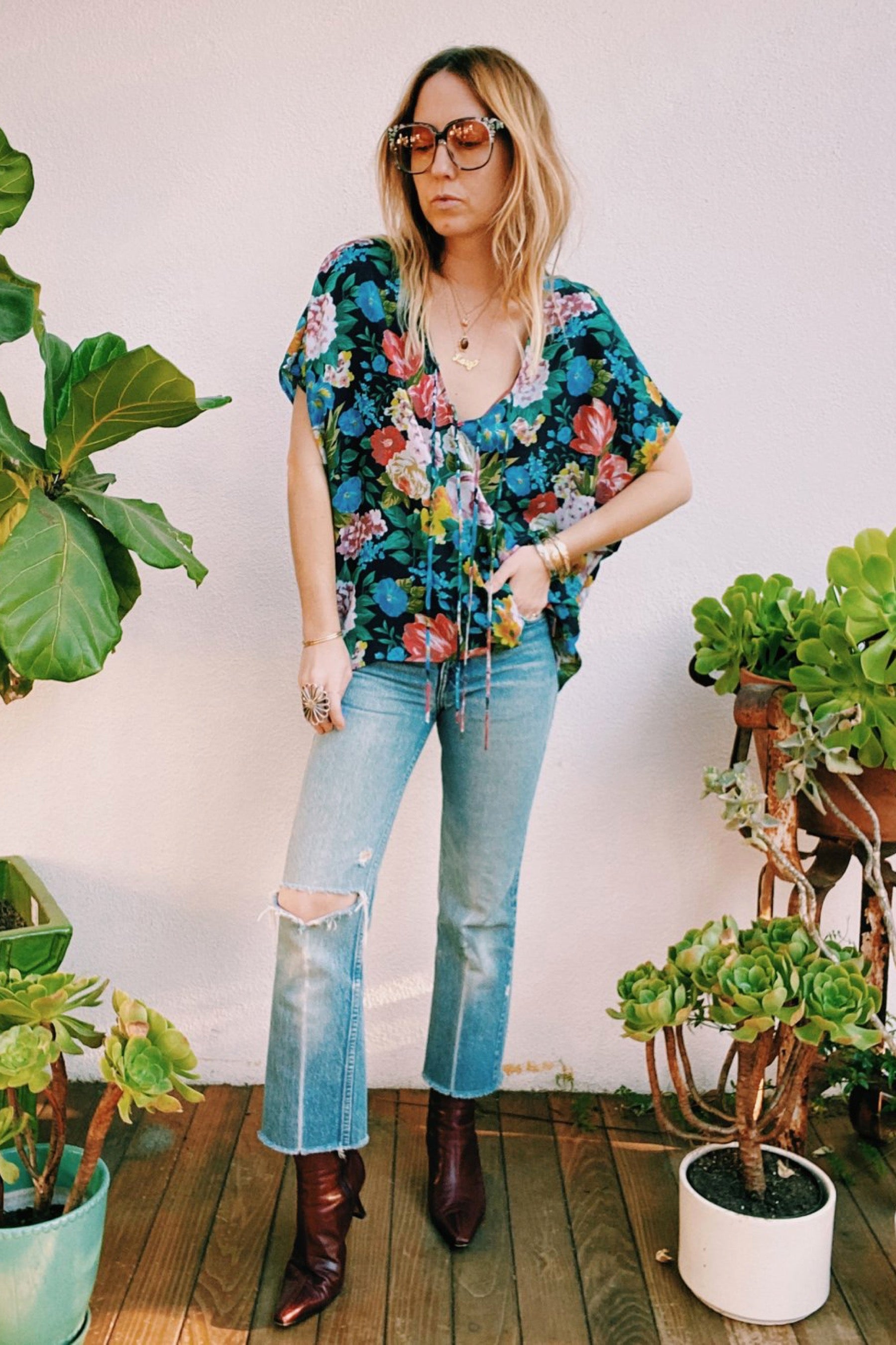 Rose Garden Tabitha Top – Prism Boutique