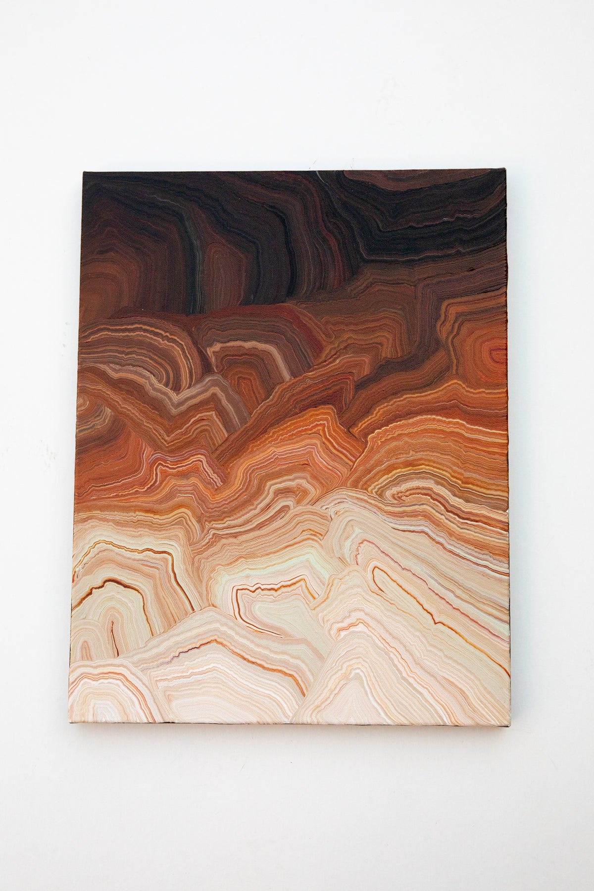 X Prism Ombre Rectangle Canvas Painting — Prism Boutique