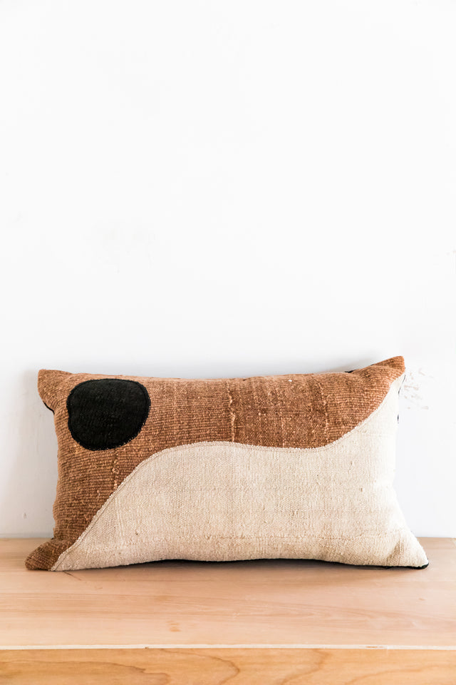 X PRISM Brown + Tan Yin Yang Pillow – Prism Boutique