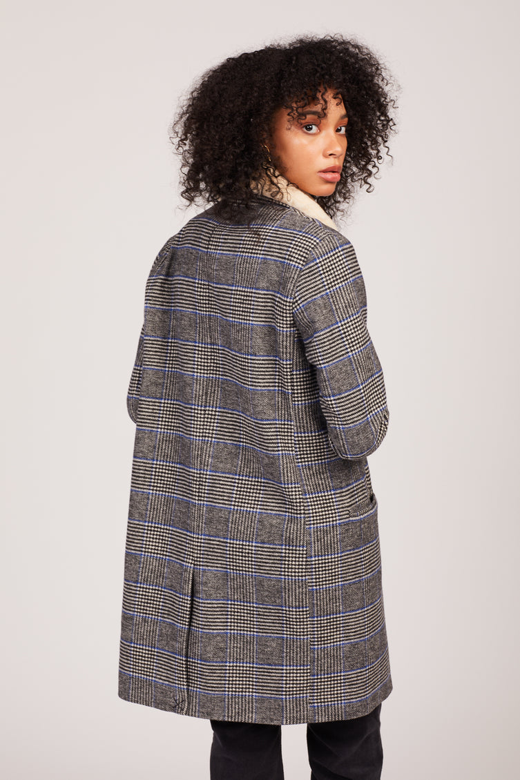 Plaid Amaya Coat – Prism Boutique