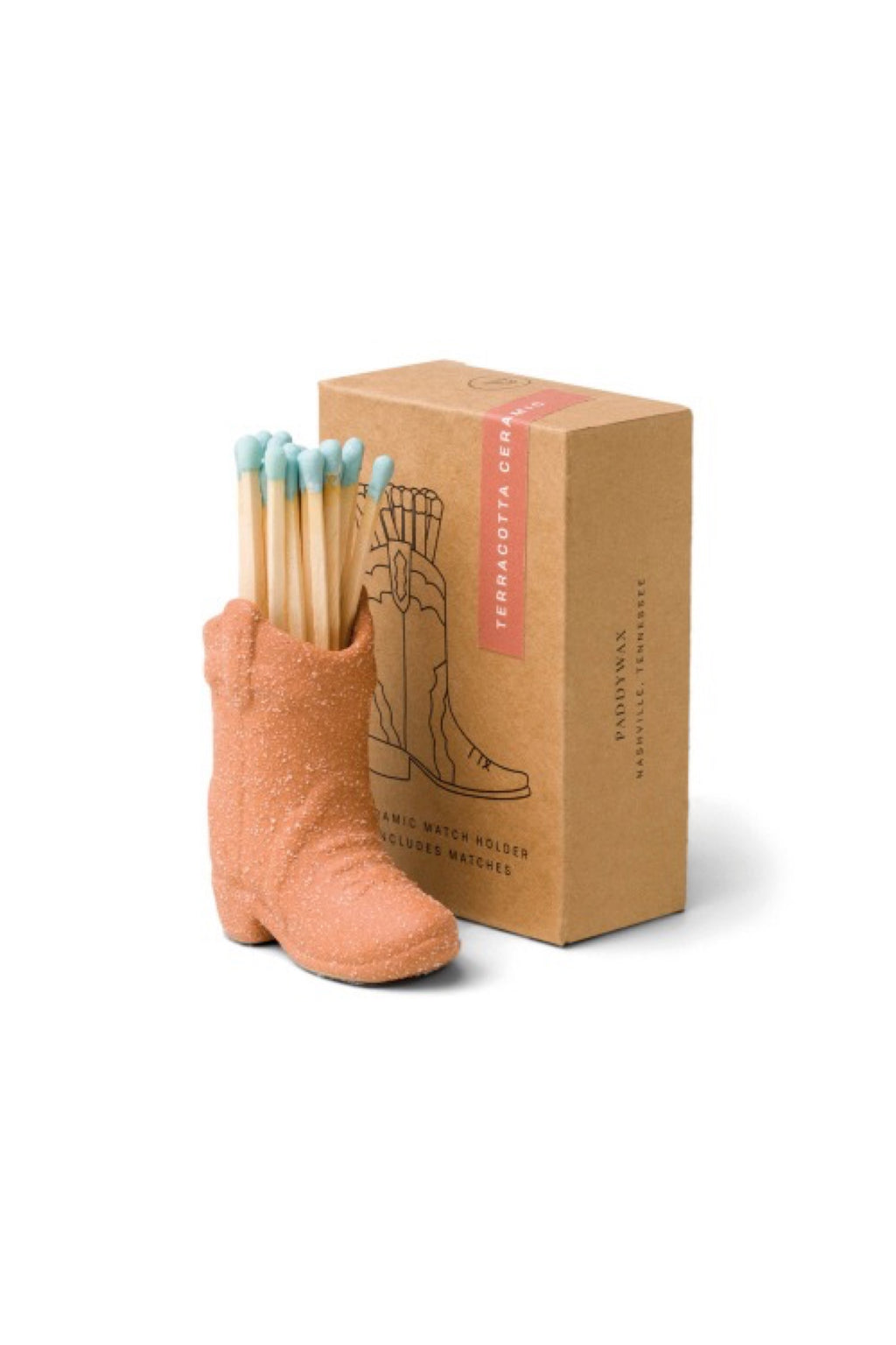 Terracotta Cowboy Boot Match Holder – Prism Boutique