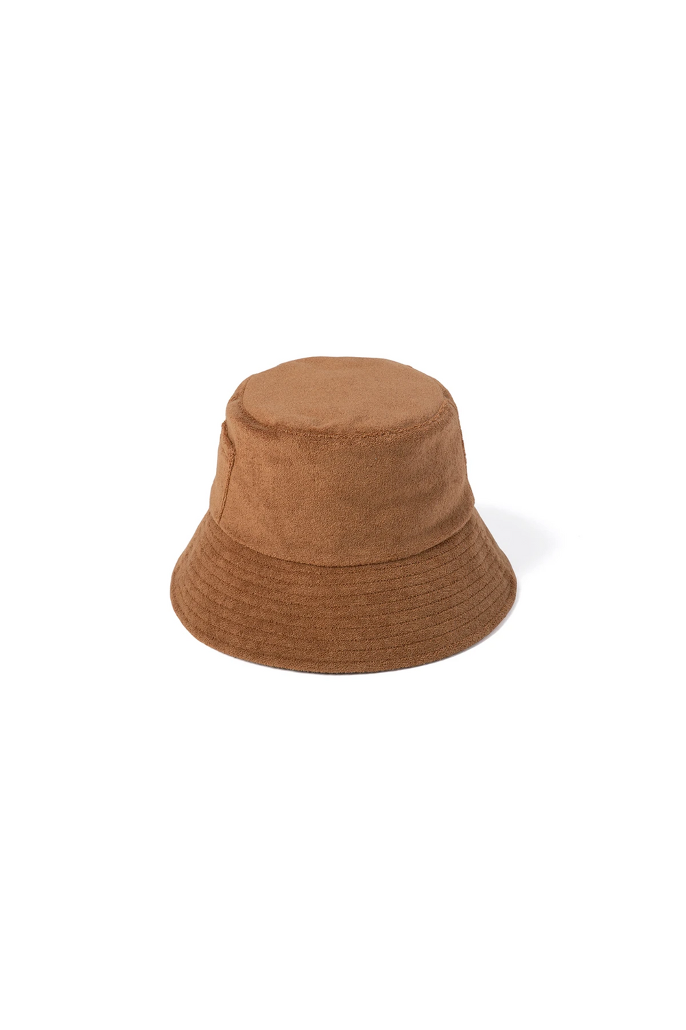 Coffee Terry Wave Bucket Hat — Prism Boutique