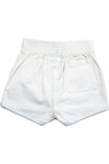 White Hammies Shorts — Prism Boutique
